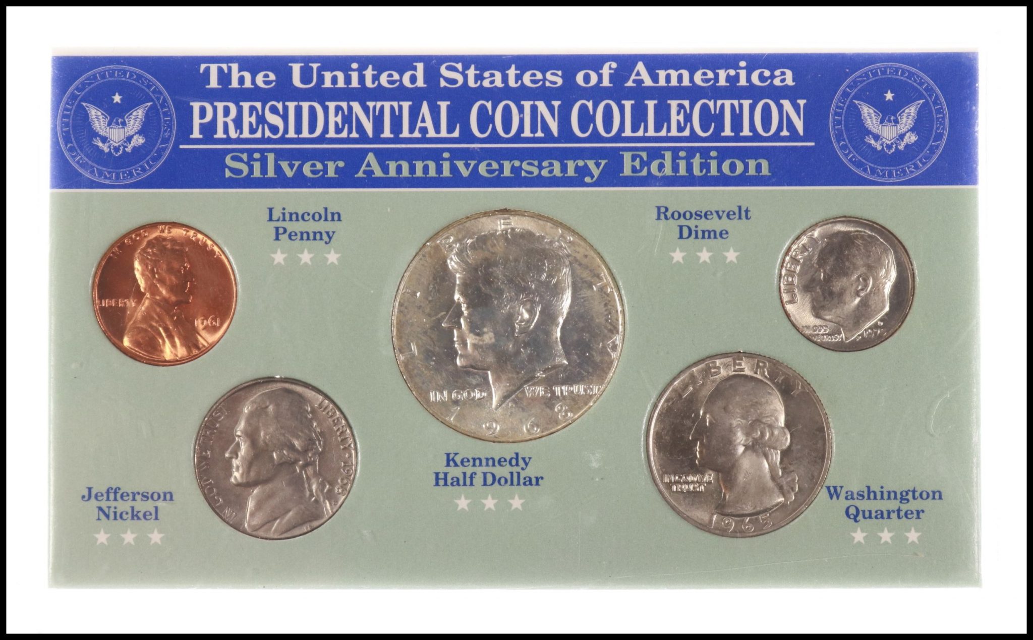 U.S. Presidential Coin Collection Silver Anniversary Edition - Midas ...