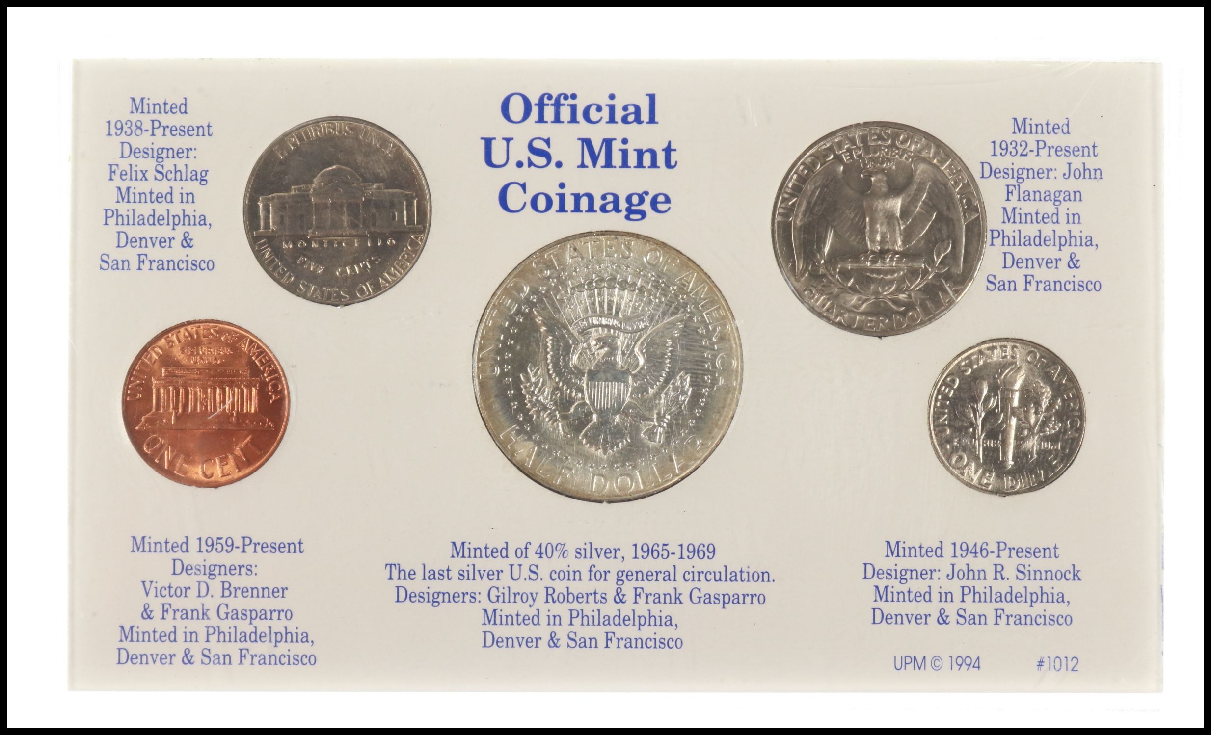 U.S. Presidential Coin Collection Silver Anniversary Edition - Midas ...